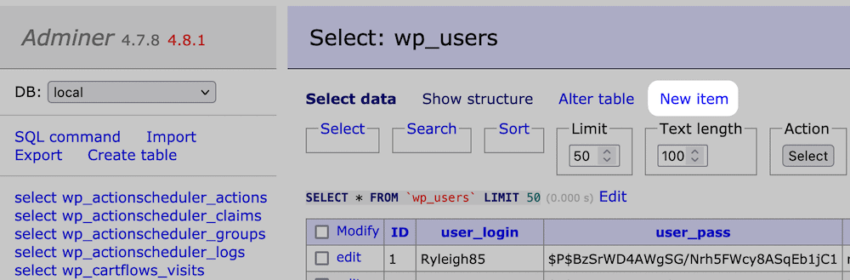 How To Add A New Wordpress User Via The Mysql Database Wpkube